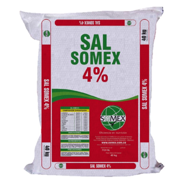 SAL SOMEX 4% X 50 KL – Almacen Tierras y Ganado